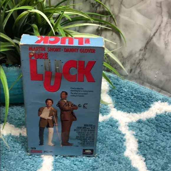 Media | Pure Luck Martin Short Danny Glover Vhs | Poshmark